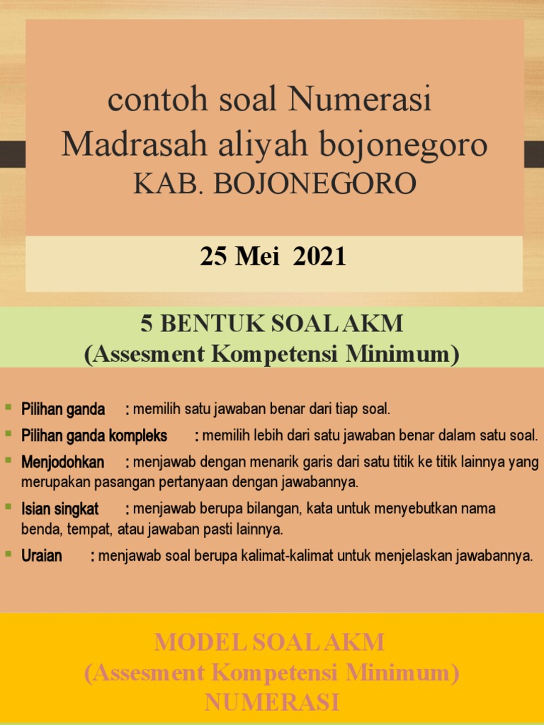 Contoh Soal Numerasi | PDF