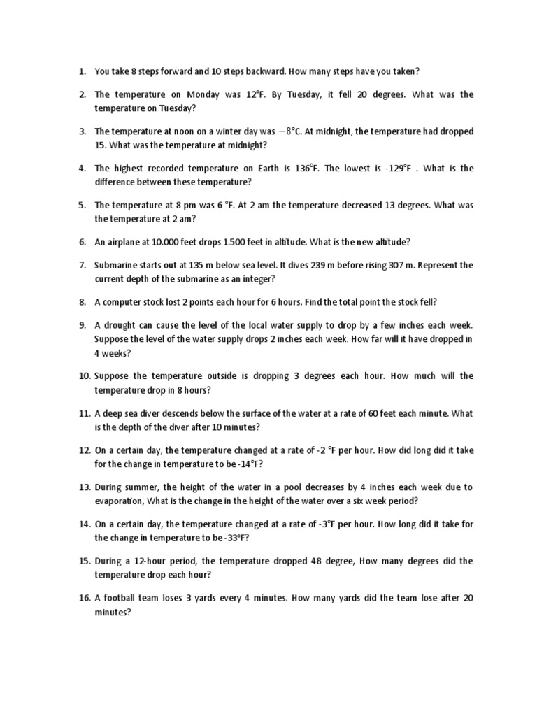 latihan integer story