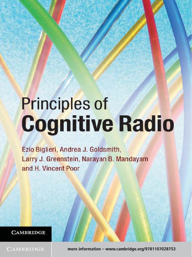 Cognitive Radio - Principles of CR | PDF | Cognitive Radio | Ultra Wideband