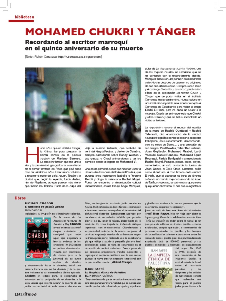 Mohamed Chukri y Tánger | PDF | Marruecos