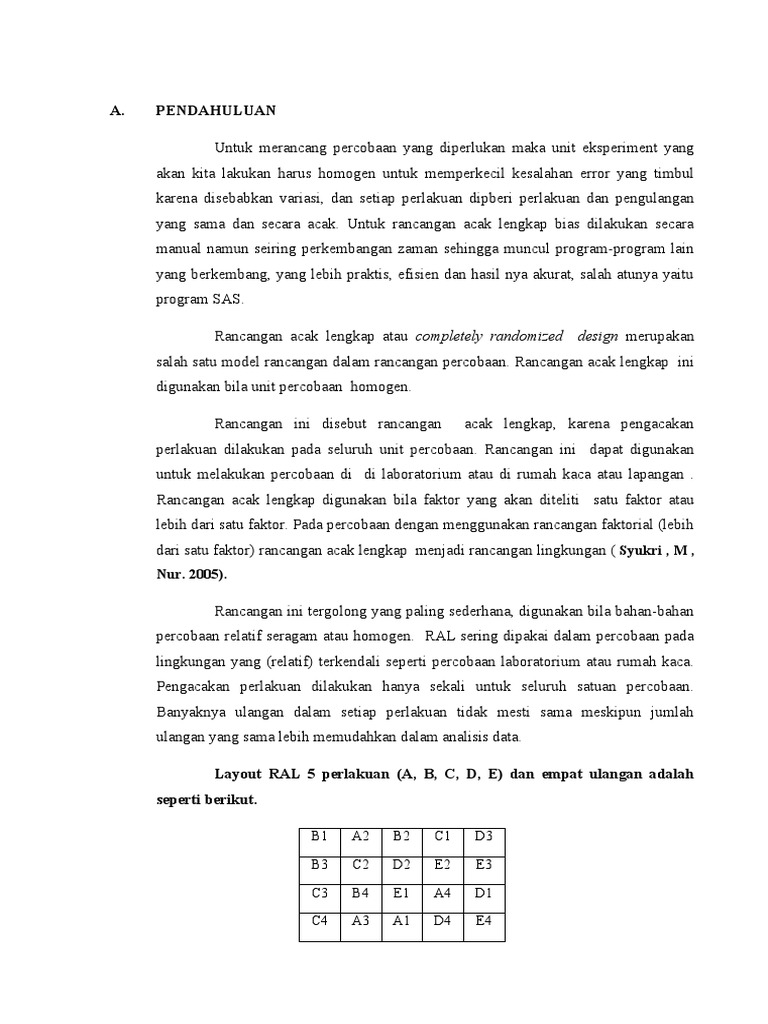Uji Beda Nyata Duncan Dan LSD | PDF | Metode & Bahan Ajar | Komputer