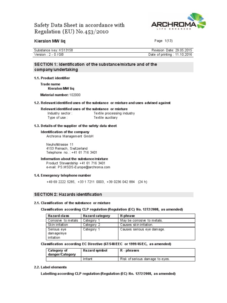 Material Safety Data Sheet PDF Toxicity Benzene, 55% OFF