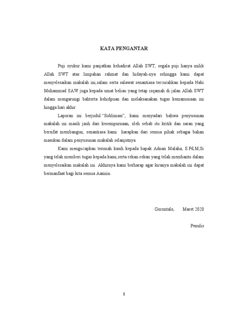 SUBLIMASI | PDF | Sains & Matematika
