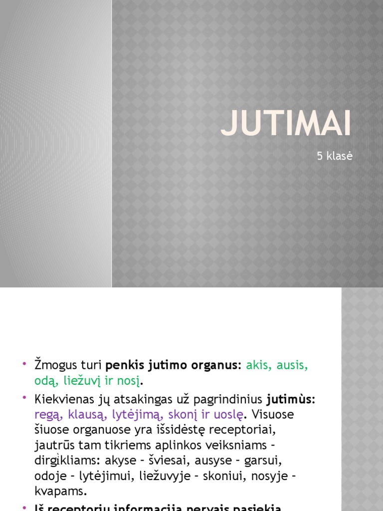 5 Jutimai | PDF