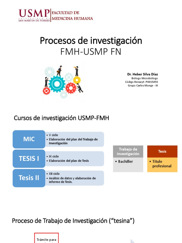 Procesos de Investigación FMH-USMP v2 | Descargar gratis PDF | Ciencia ...