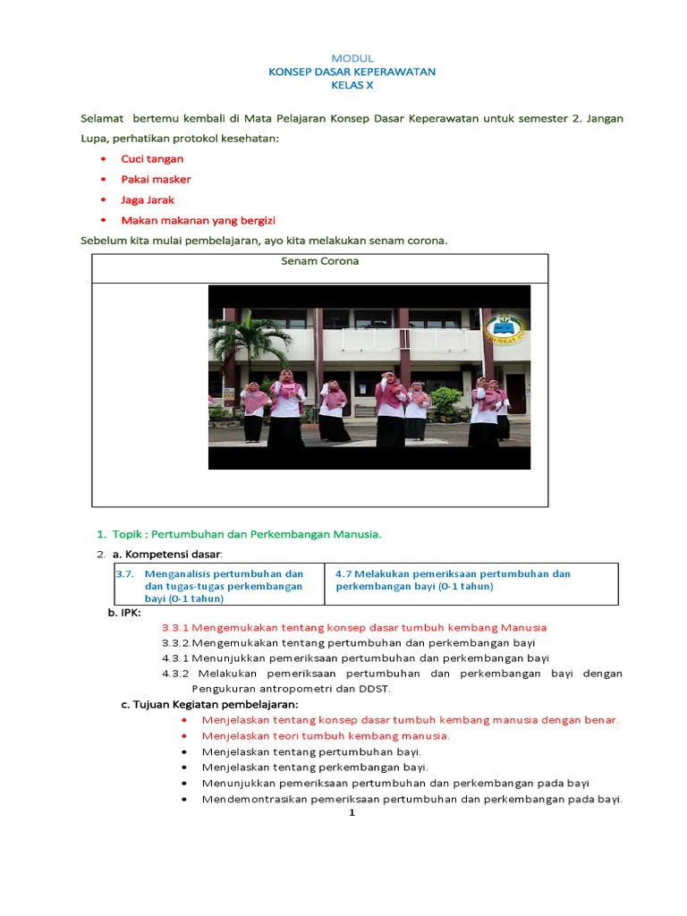 Modul KDK Kelas X | PDF