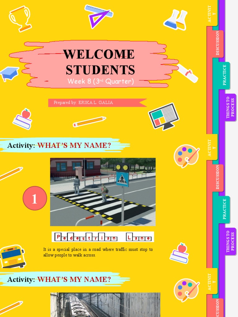 Welcome Students: Week 8 (3 Quarter) | PDF | Elementary Mathematics ...