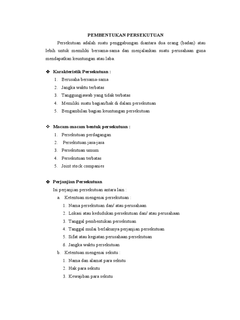 Pembentukan Persekutuan | PDF