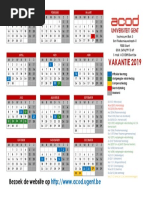 Academische Jaarkalender VU UvA 2016-2025 | PDF