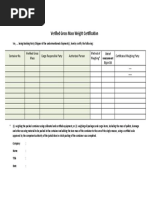 Shipper VGM Declaration Form Template | PDF