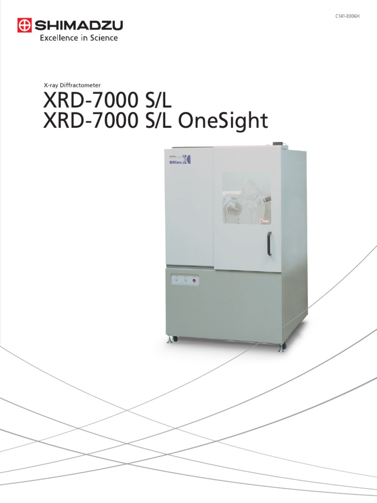 Xrd-7000 S/L Xrd-7000 S/L Onesight: X-Ray Diffractometer | PDF | X Ray Crystallography | Optics