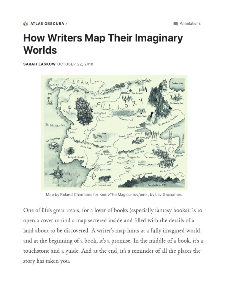 How Writers Map Their Imaginary Worlds | PDF | Walden | Science