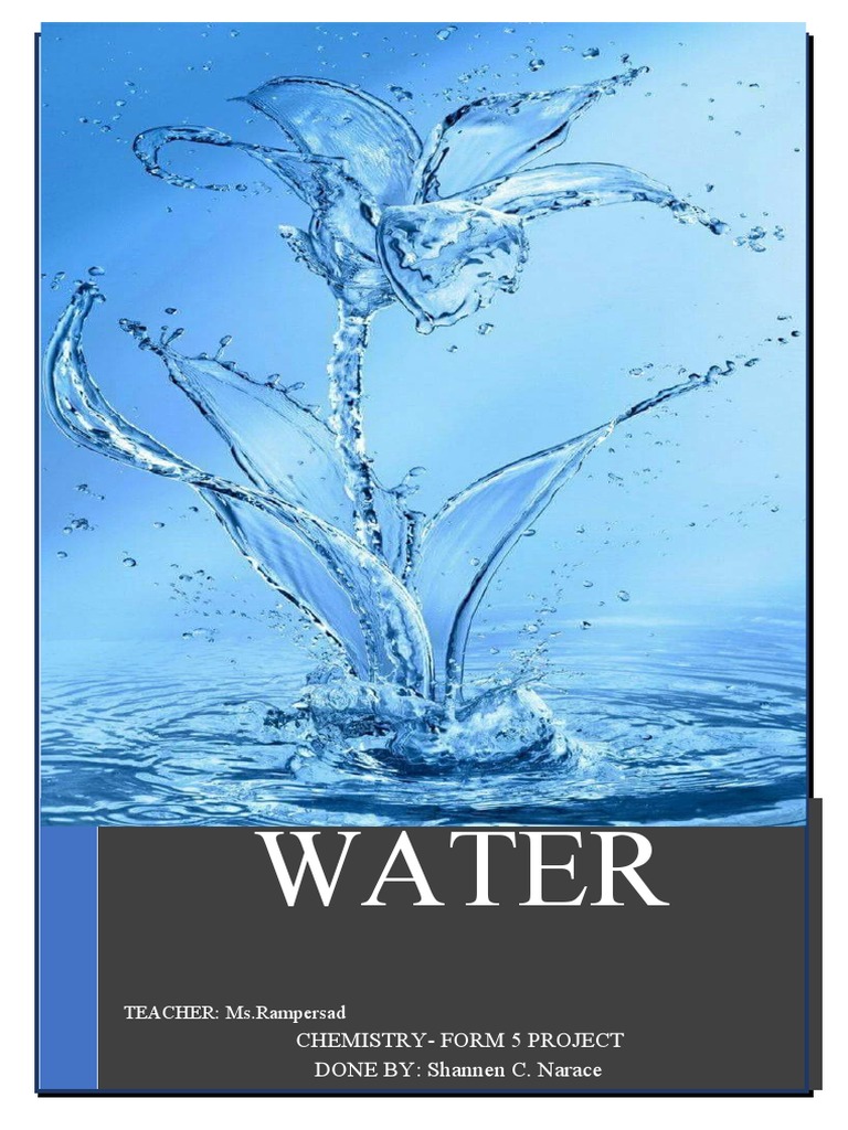 Chemistry - Water Project | PDF | Water Purification | Water
