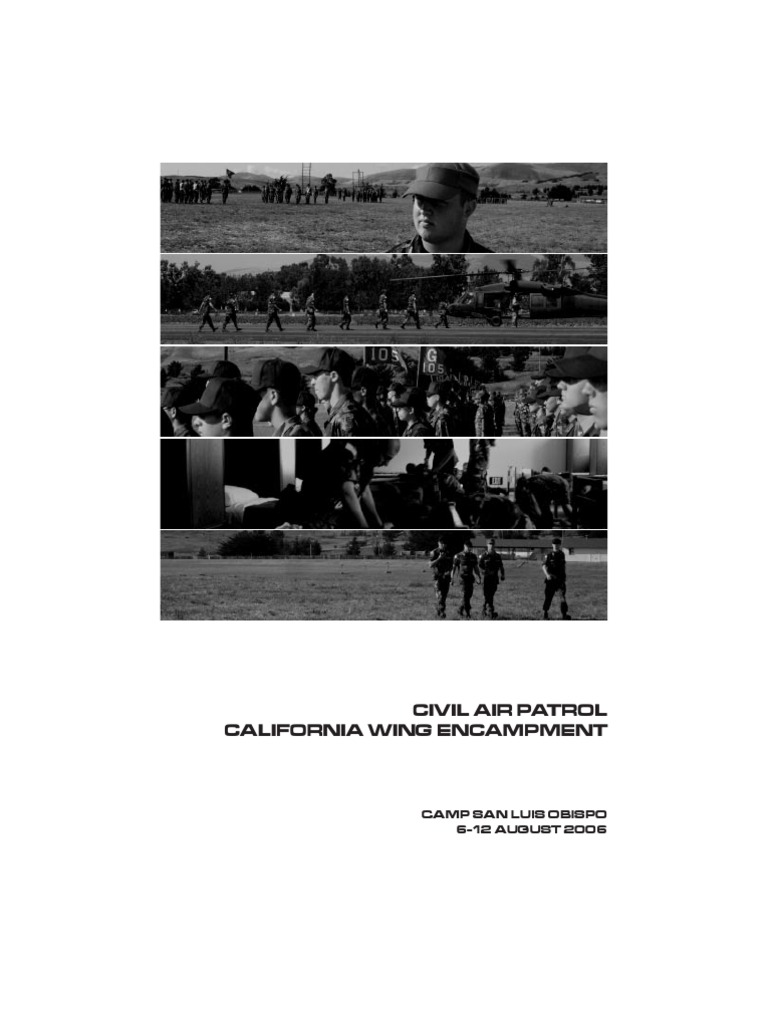 2006 California Wing Encampment Guide | PDF | Civil Air Patrol | Cadet