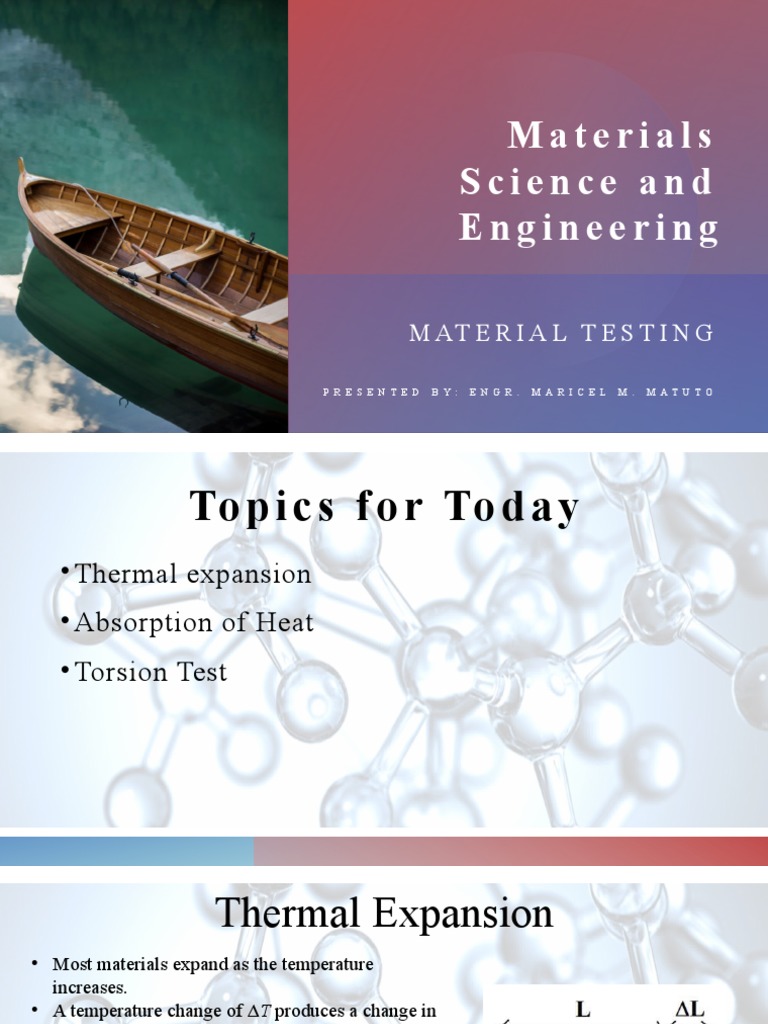 LectureFME16Materials Science and Engineering4 | PDF | Thermal ...