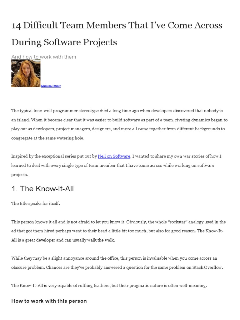 Managing Difficult Personalities: Insights and Strategies for Working ...