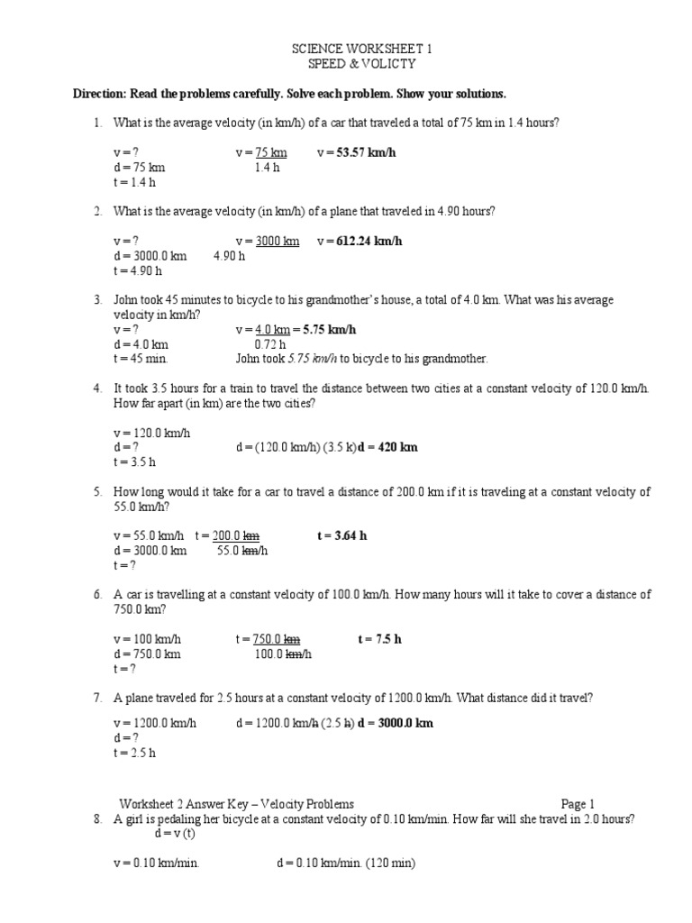 Lea Gigi S. Ceniza (Speed & Velocity) | PDF | Speed | Physical Quantities