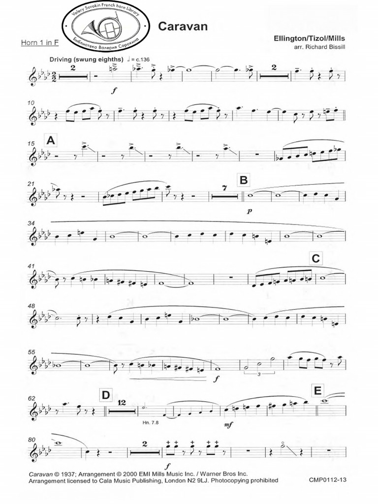 Caravan by Duke Ellington | PDF