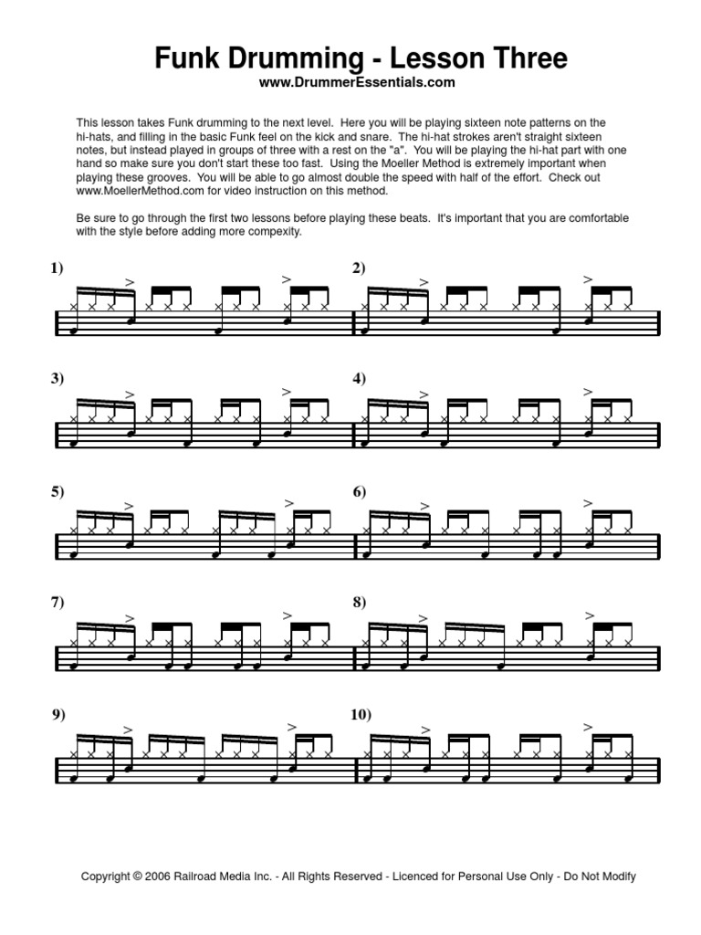 Jared Falk Drummer Essentials 2 0 28 28 Pdf Entretenimiento