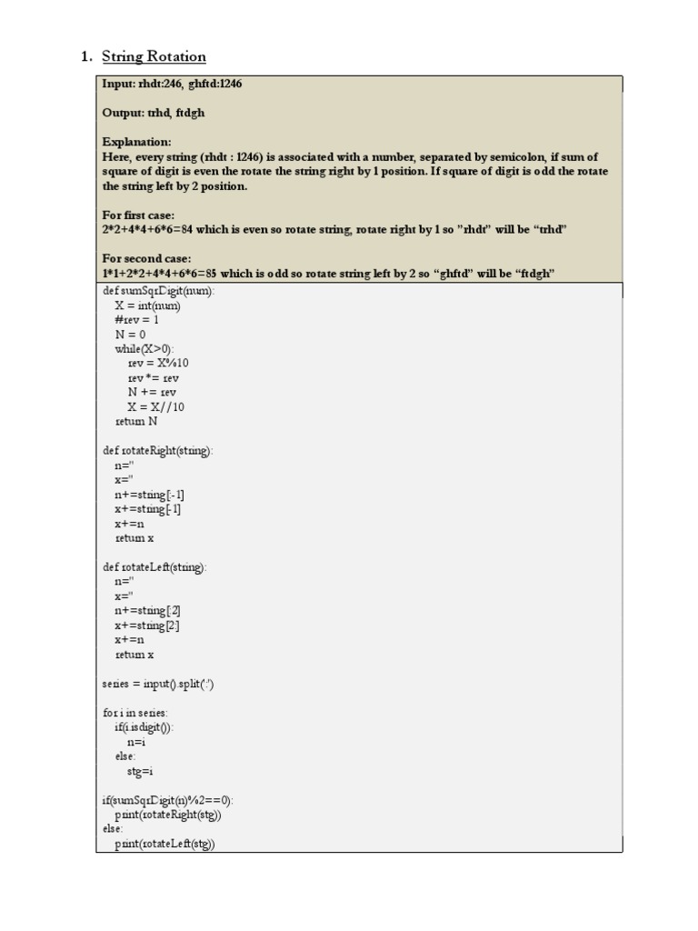 Imp Coding Questions | Download Free PDF | Syntax (Logic) | String (Computer Science)