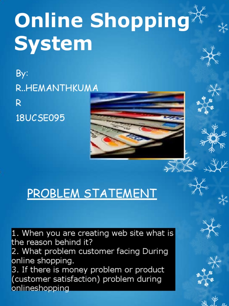 Online Shopping System Mini Project | PDF | Online Shopping | World ...