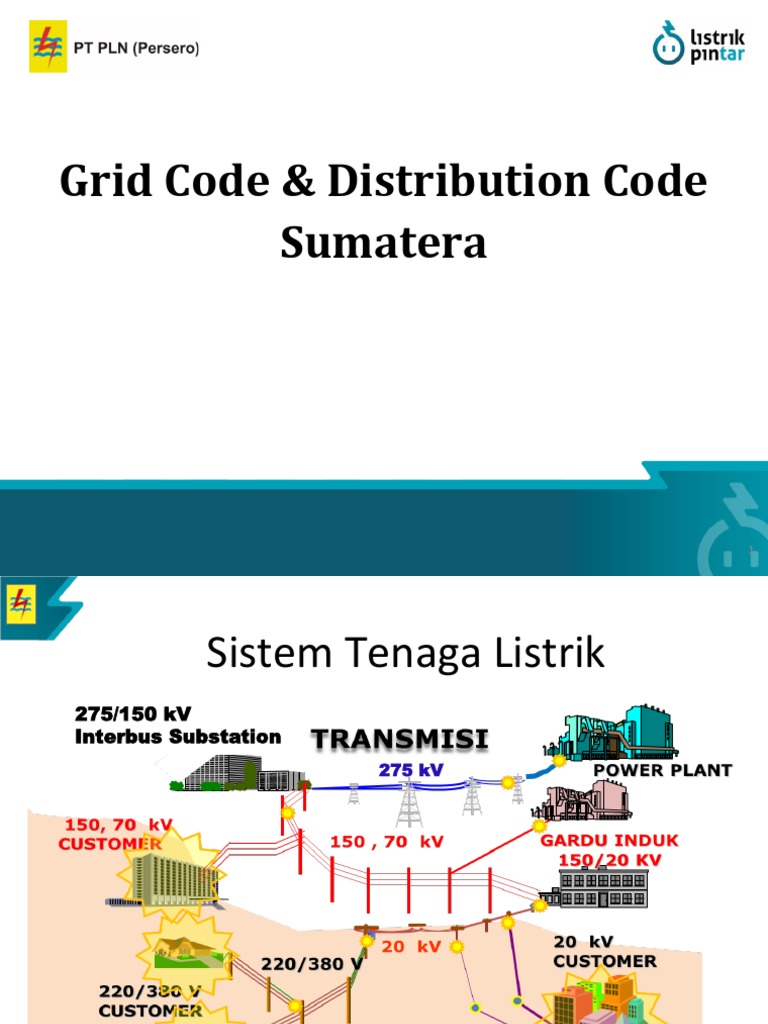 Grid Code & Distribution Code Sumatera | PDF