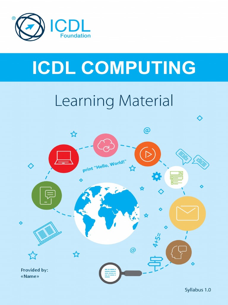 ICDL Computing 1.0 Learning Materials - Sample | PDF | Bracket ...