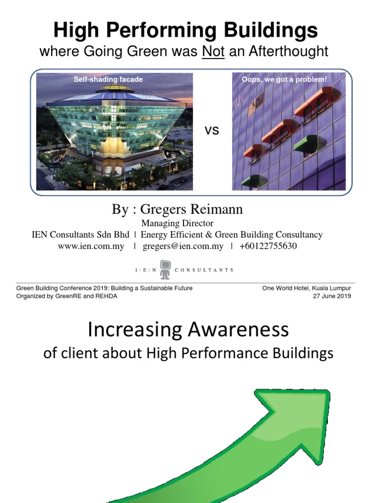 High Performance Buildings - Where Going Green Was Not An Afterthought ...