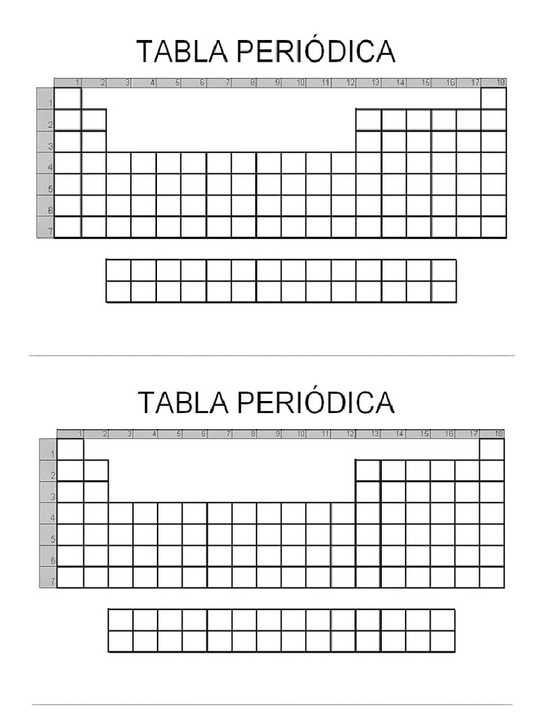 Tabla Periodica Muda | PDF