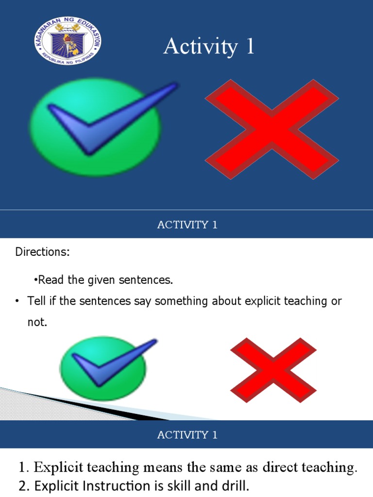 Explicit Teaching | PDF | Teachers | Learning