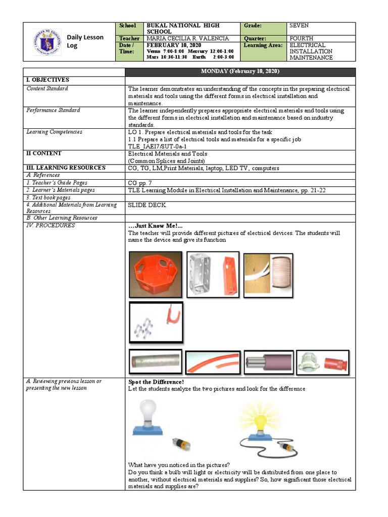 Dll Tle 7 Eim Pdf Education Theory Learning