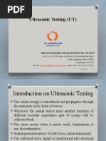 Ultrasonic Testing Level I - Material Data Sheet - Velocity Chart | PDF ...