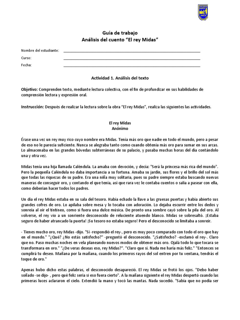 Guía Rey Midas | PDF