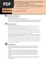Teaching Internship Learning Task 1 | PDF | Teachers | Internship