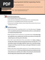 Teaching Internship Learning Task 2 | PDF | Schools | Teachers