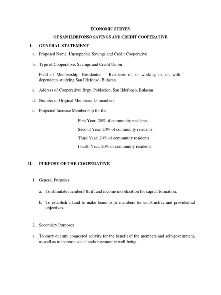Economic Survey | Download Free PDF | Credit Union | Cooperative