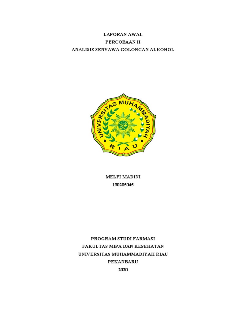 Analisis Senyawa Alkohol di Laboratorium | PDF