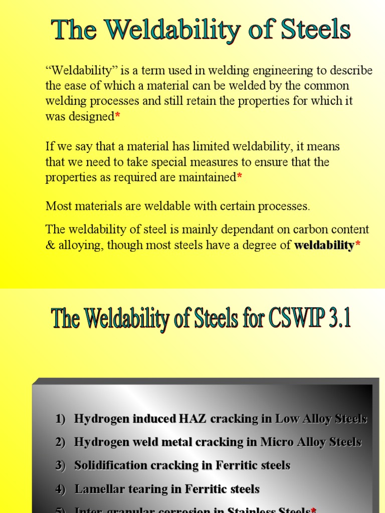 Understanding Steel Weldability | PDF | Steel | Alloy