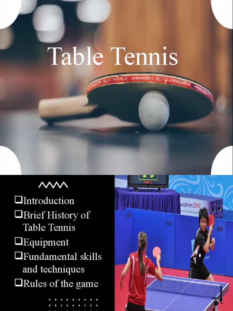 Table Tennis - BA2201 | PDF | Table Tennis | Games Of Physical Skill