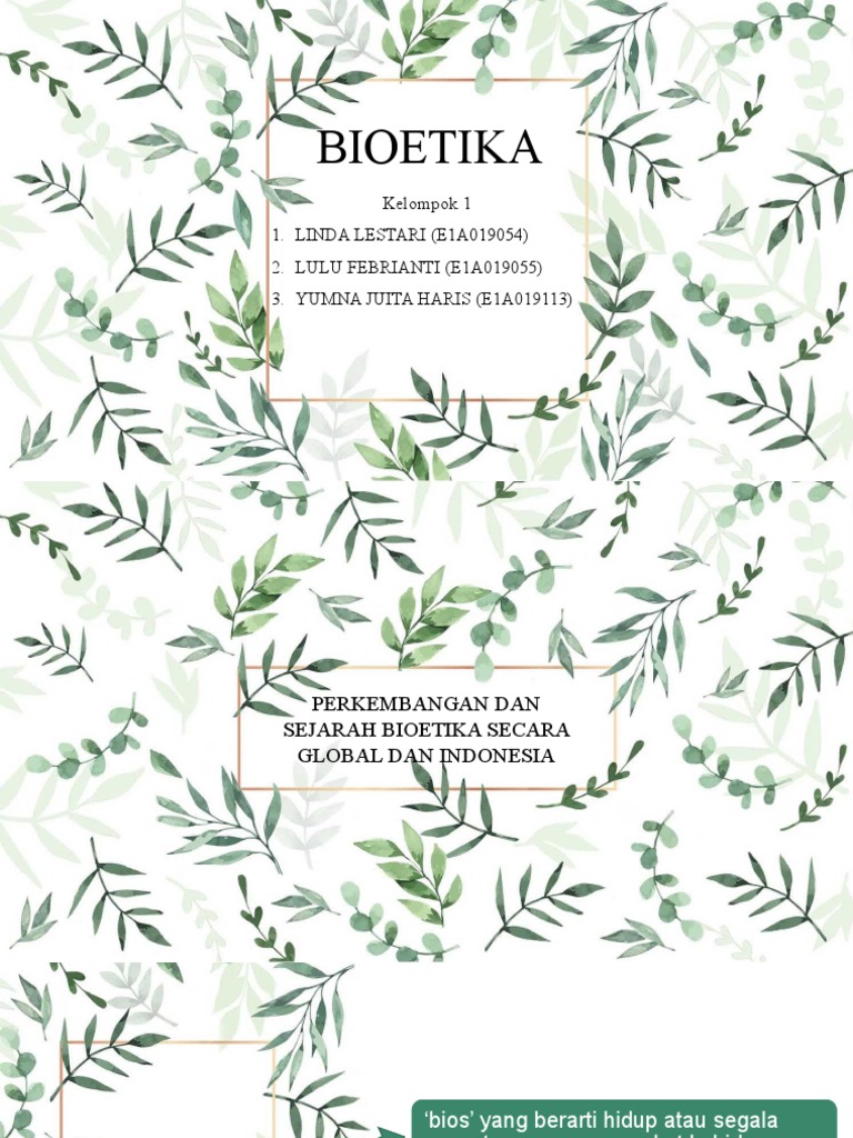 Bioetika Presentasi | PDF