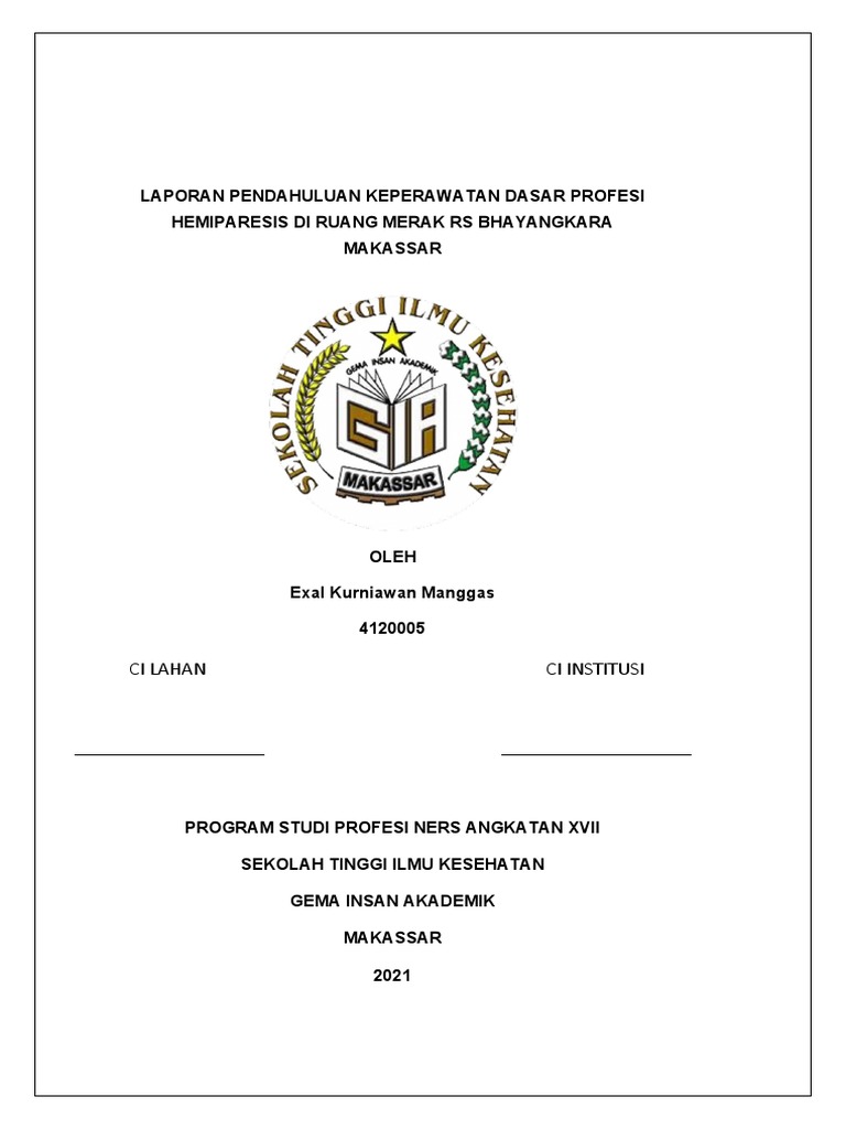 LP Stroke Hemiparese Dextra | PDF