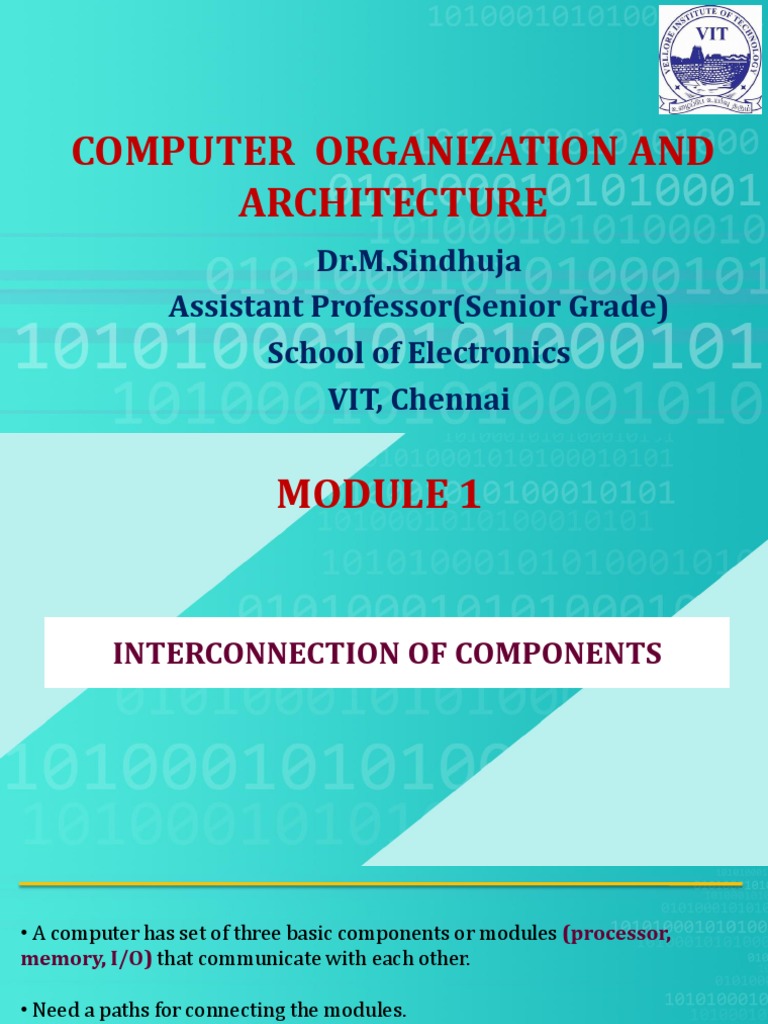 Computer Organization and Architecture | PDF | Input/Output | Central Processing Unit