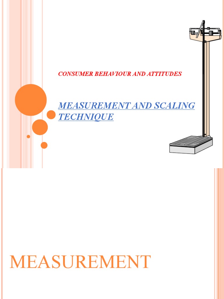 Measurement & Scaling Technique1 | PDF | Validity (Statistics) | Level Of Measurement