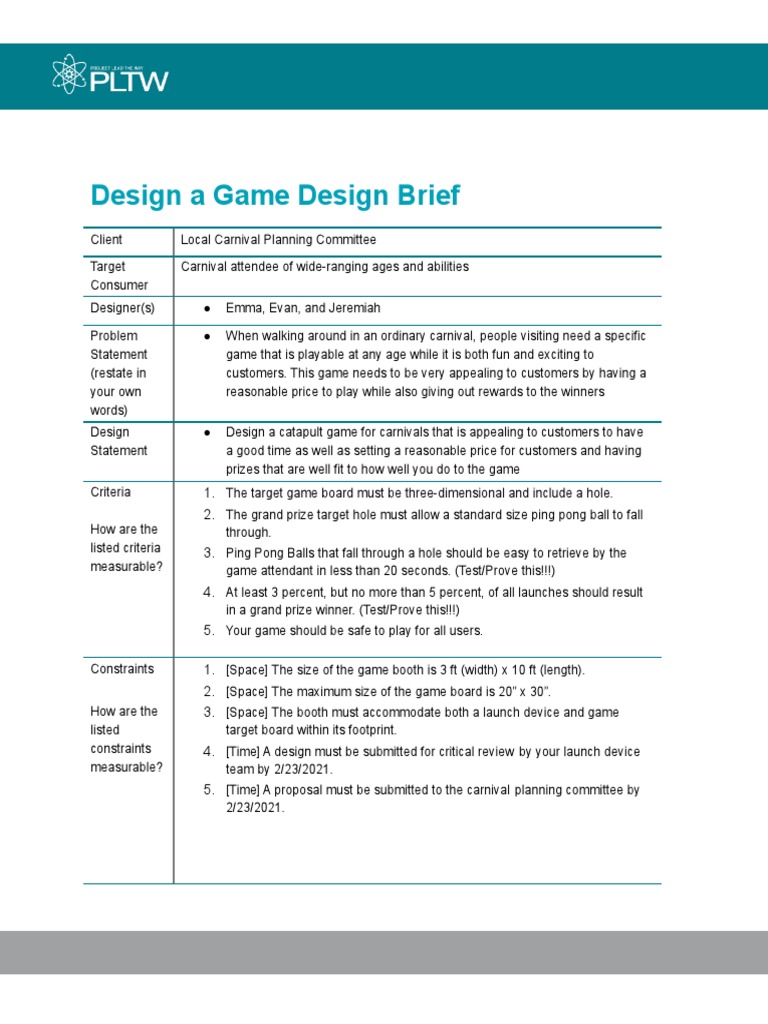 Official Ied 1 | PDF | Prototype | Design