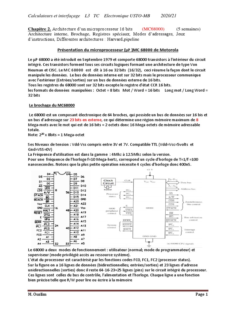 Cours Chap2 Ci 1 | PDF | Assembleur | Macro-définition