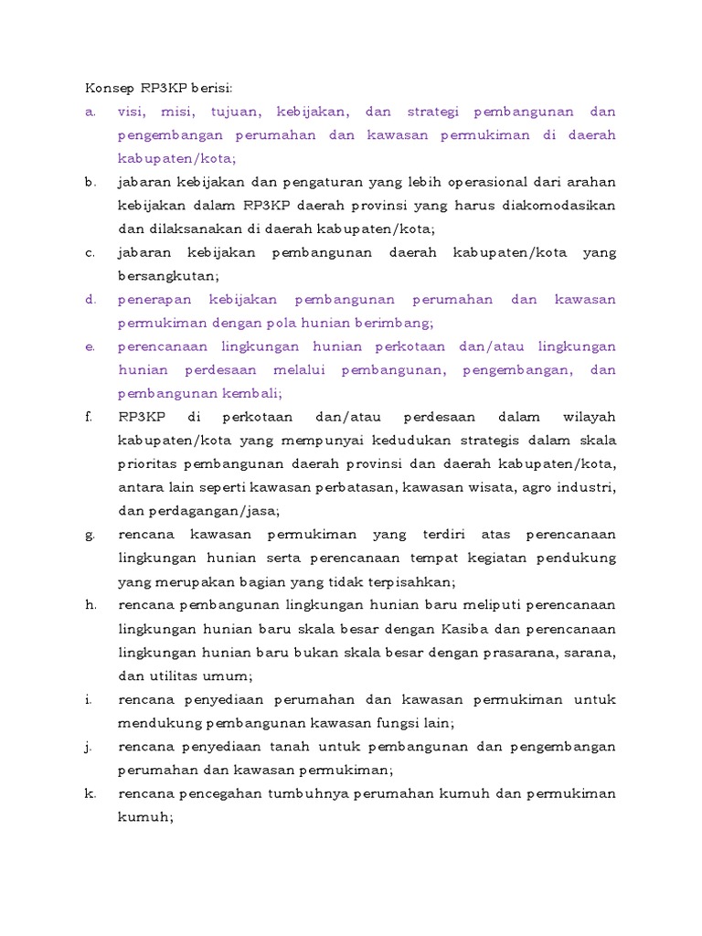 Kebijakan dan Strategi RP3KP Daerah | PDF | Ilmu Sosial