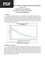RadFrac Design in Aspen Plus | PDF | Distillation | Chemistry