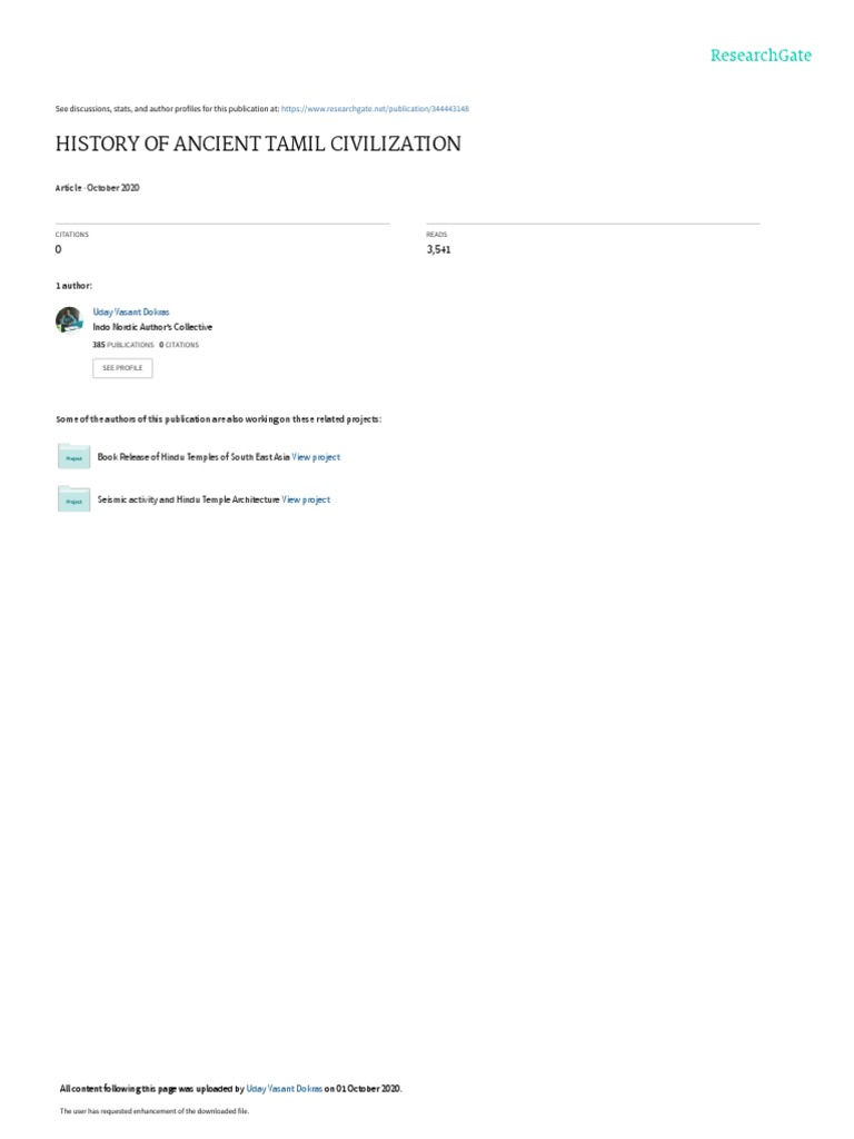 J7 HISTORY Ancient Tamil Civilization | PDF | Tamil Nadu | Tsunami