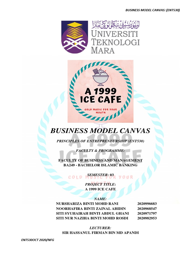 BMC Ent530 Report | PDF | Business Model | Social Media