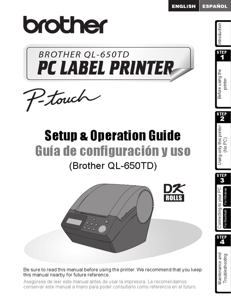 Setup & Operation Guide: Guía de Configuración y Uso | PDF ...